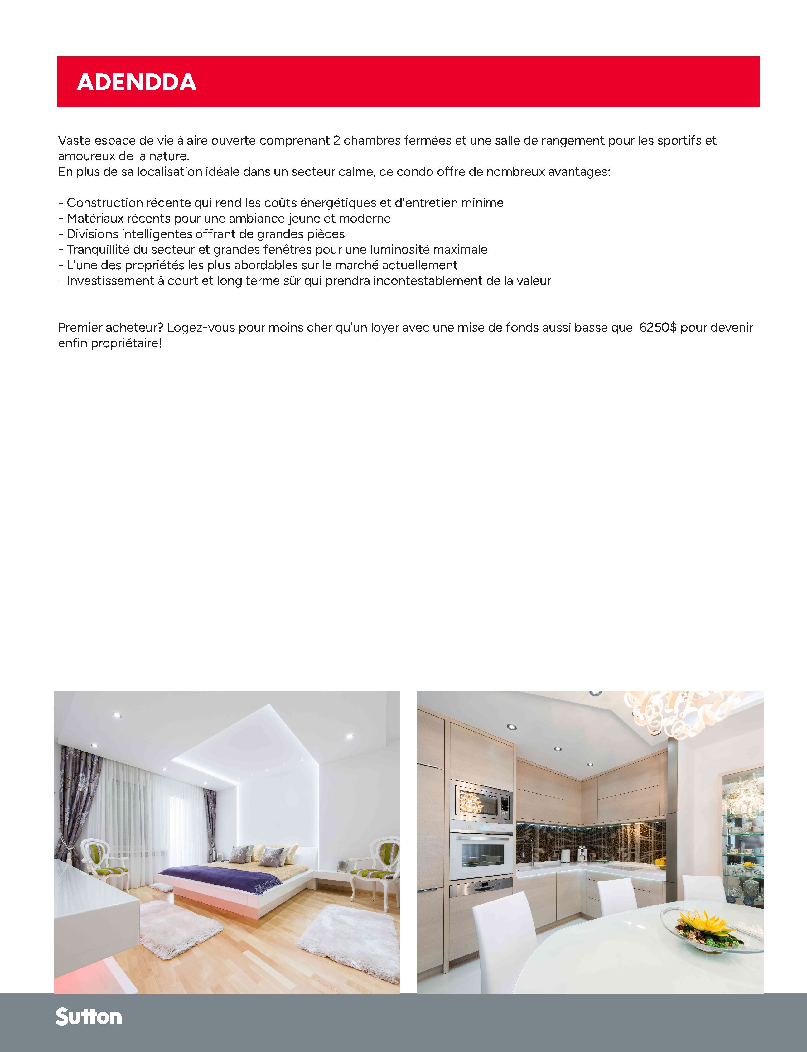Brochure - À vendre / Vendu | Sutton Mag