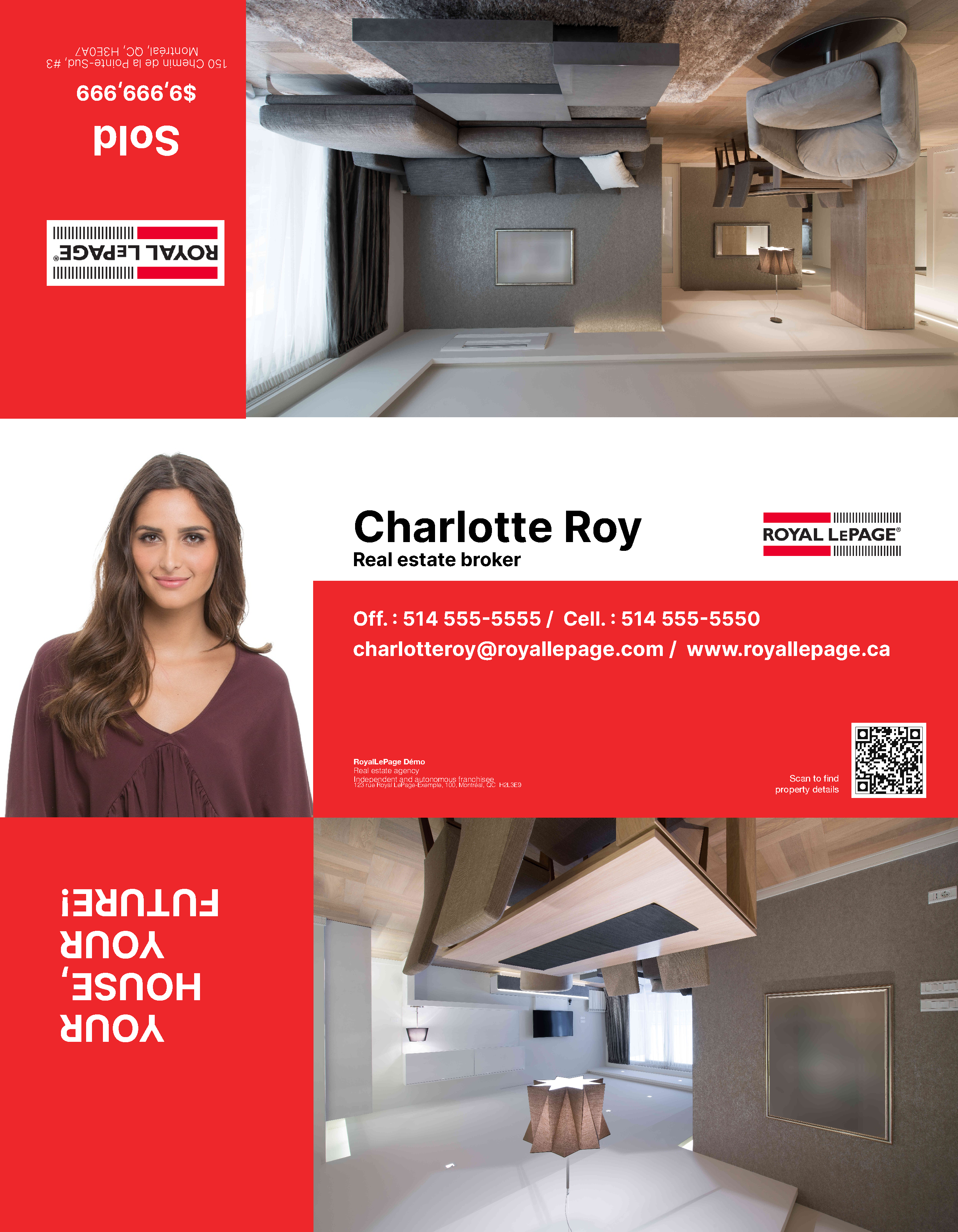 Letter/Leaflet 3 Horizontal Panes 8.5x11 | RoyalMag